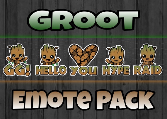 Marvel Groot Emote - Etsy