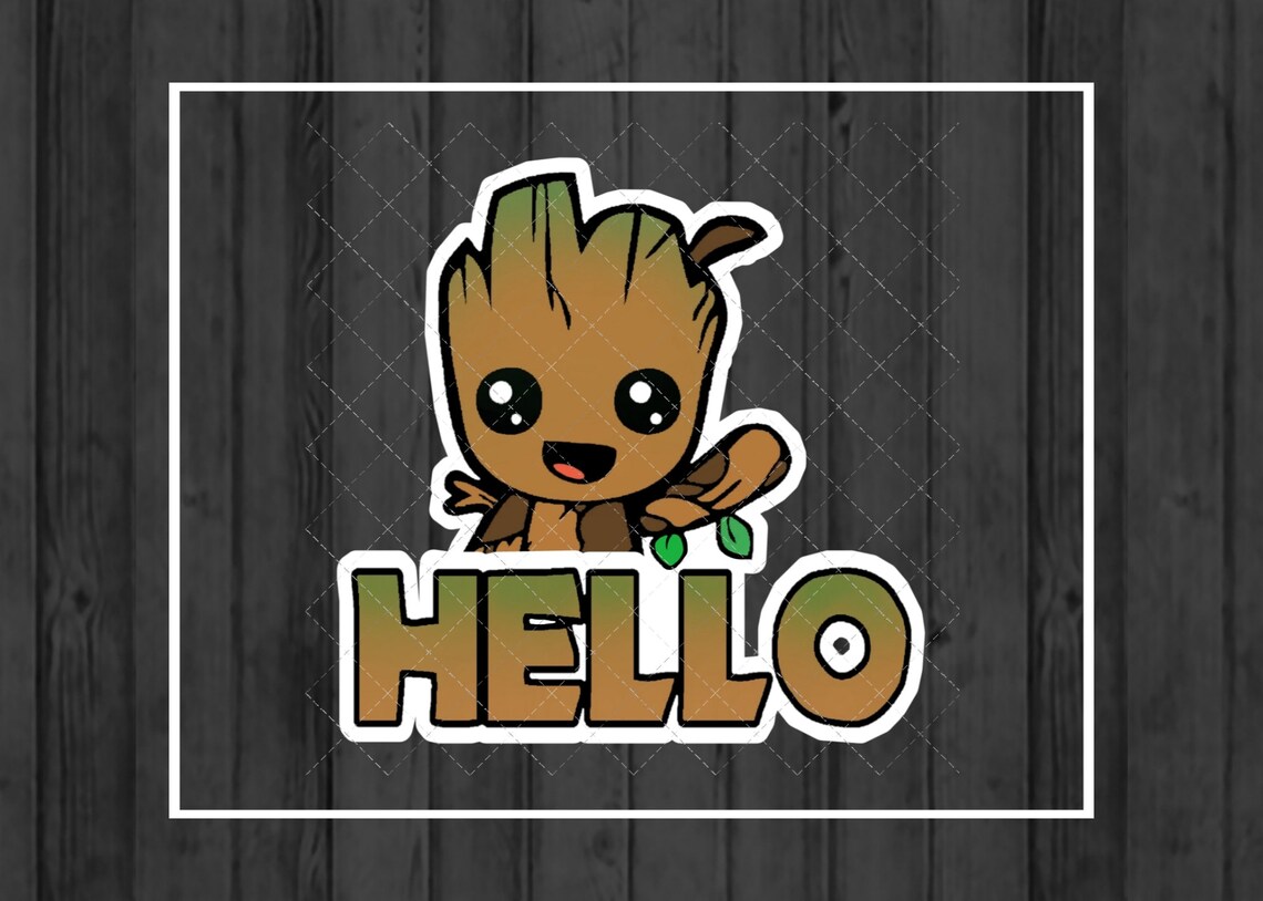 Marvel Groot Emote - Etsy