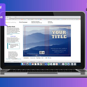Hardcover KDP Canva Template Hardcover Canva KDP Cover Canva Template ...