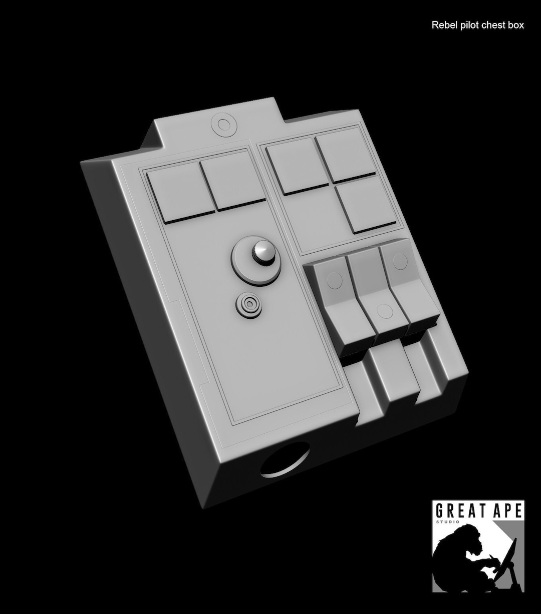 Rebel Pilot Chest Box 3D Model for Printing .STL File Download - Etsy