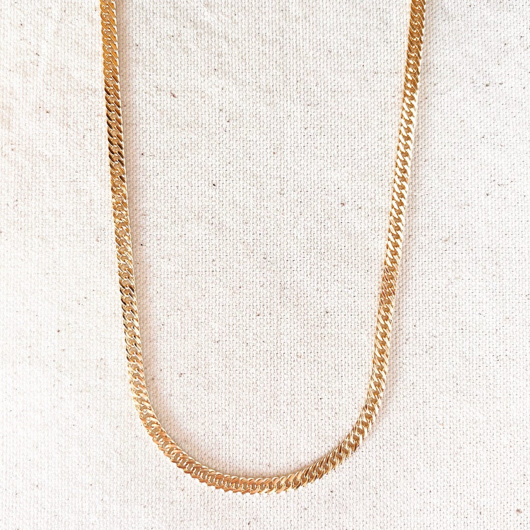 18K Gold Filled 40mm Curb Chain - High Quality Jewelry - Etsy