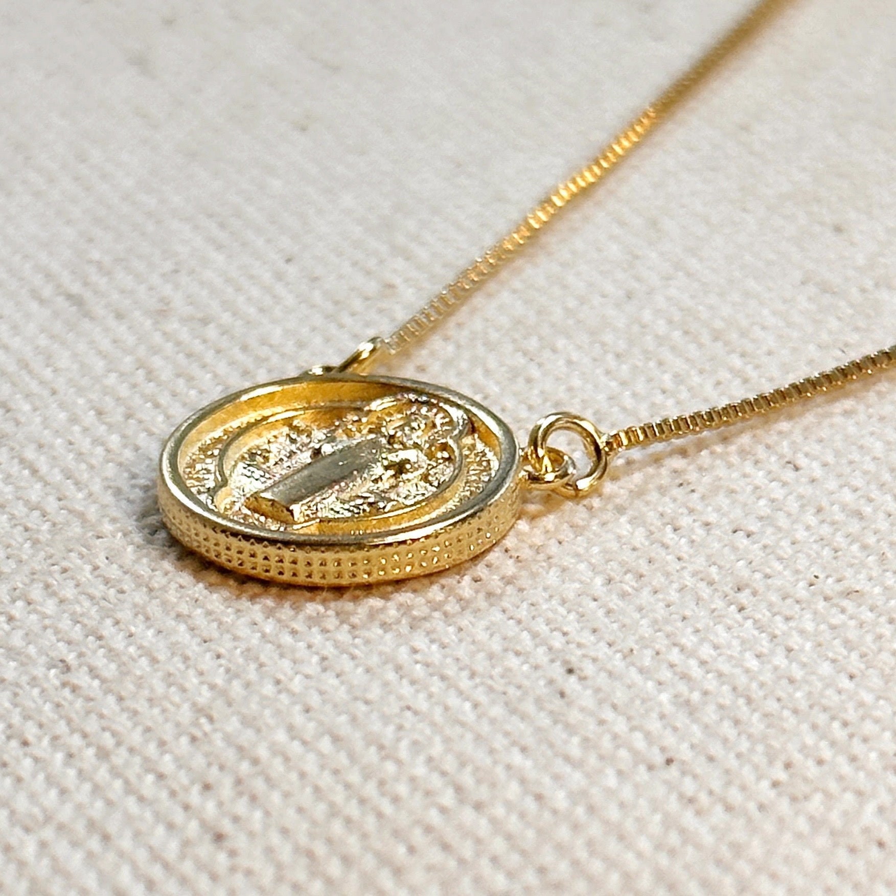 Saint Benedict Double Sided Medal Necklace - Etsy