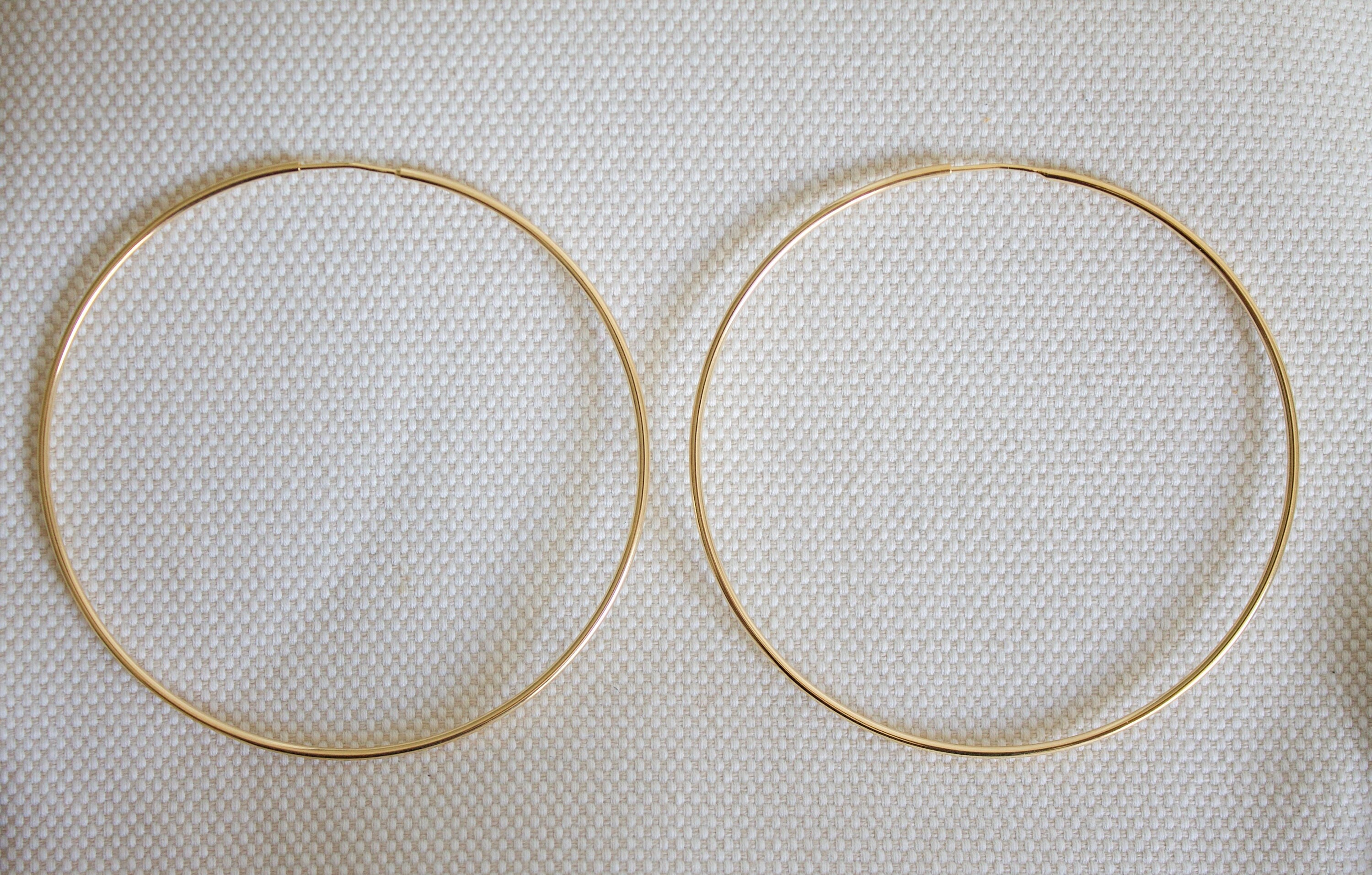 18K Gold Filled 18K Gold Filled Jewelry Extra Large Hoop - Etsy