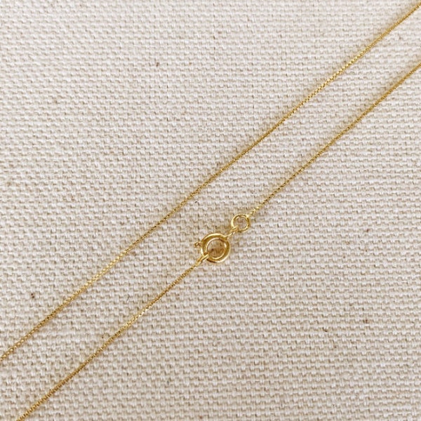 Thin Gold Chain - Etsy