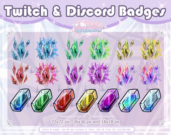 Ruby Twitch Badges - Etsy