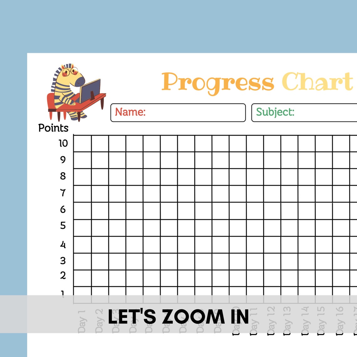 Kids’ Learning Progress Chart | Printable Learning Progress Chart ...
