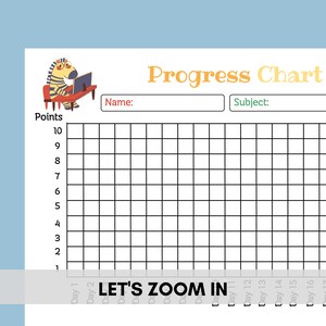 Kids’ Learning Progress Chart | Printable Learning Progress Chart ...