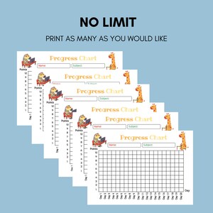 Kids’ Learning Progress Chart | Printable Learning Progress Chart ...