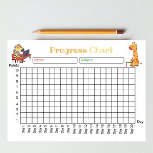 Kids Learning Progress Chart Printable Learning Progress Chart Children ...