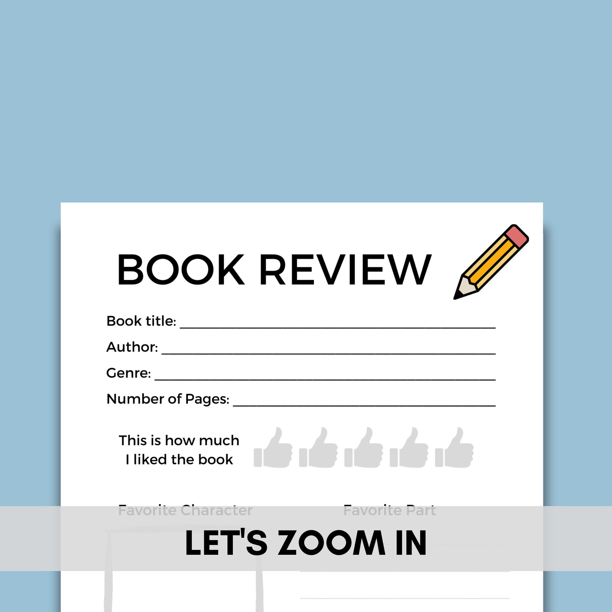 Educational Kids Book Review Book Review Template Kids Activity Sheet ...