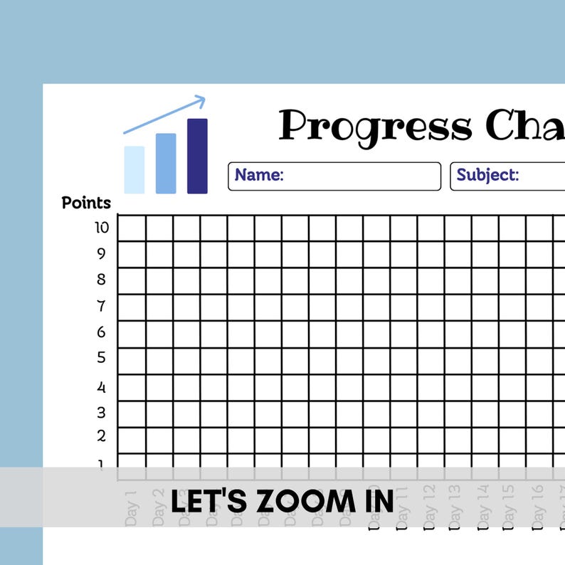 Printable Kids Learning Progress Chart: Homeschool Tracker (instant ...