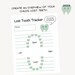 Kids Lost Tooth Tracker in Green Children's Lost Tooth Chart Lost Tooth ...