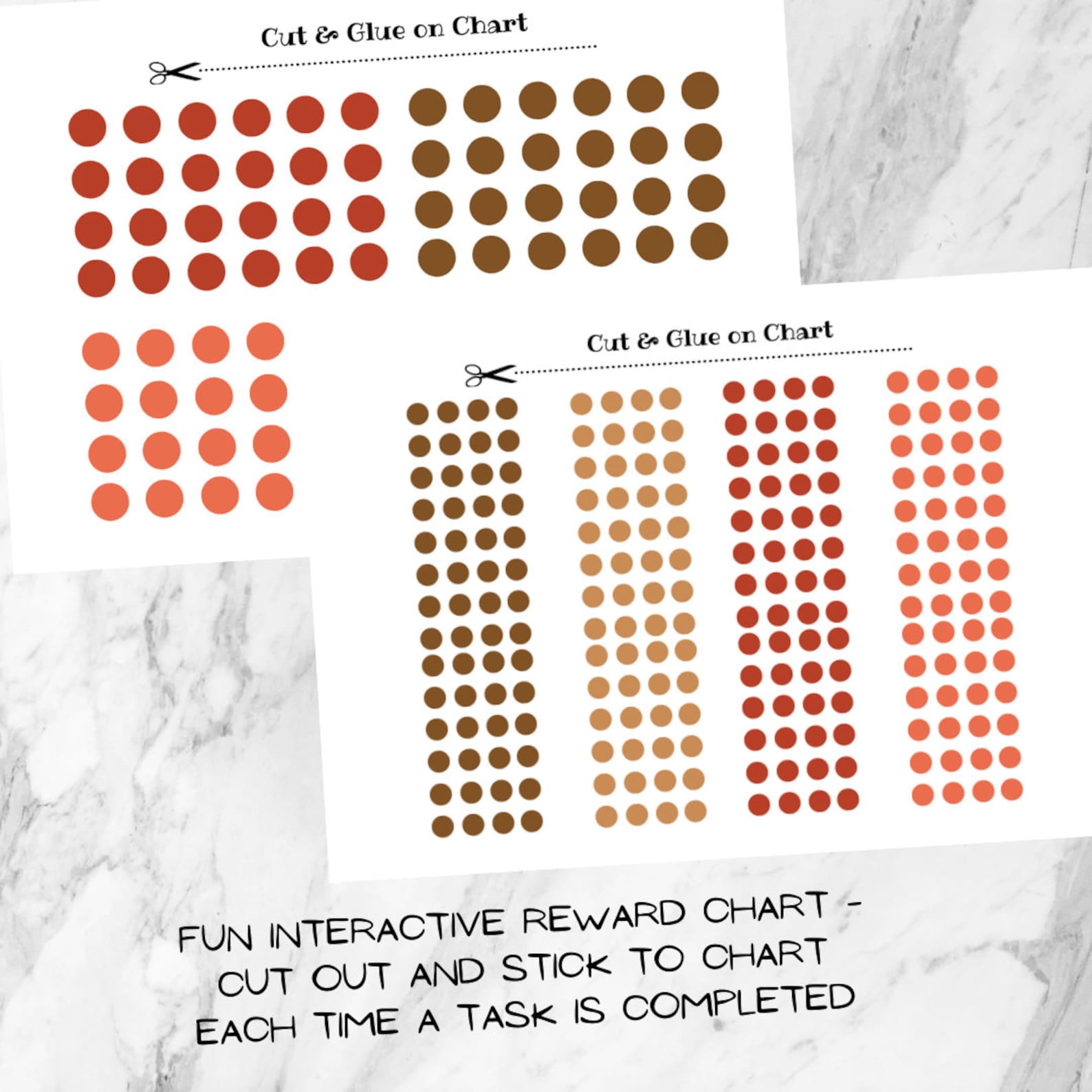 Kids Reward Chart Multiple Kids Reward Chart Editable & - Etsy