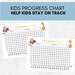 Kids’ Learning Progress Chart | Printable Learning Progress Chart ...