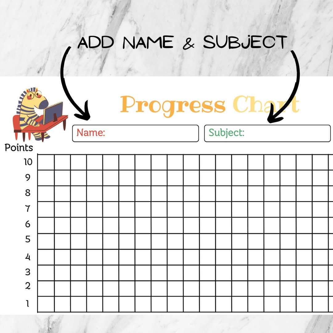 Kids Learning Progress Chart Printable Learning Progress Chart Children ...