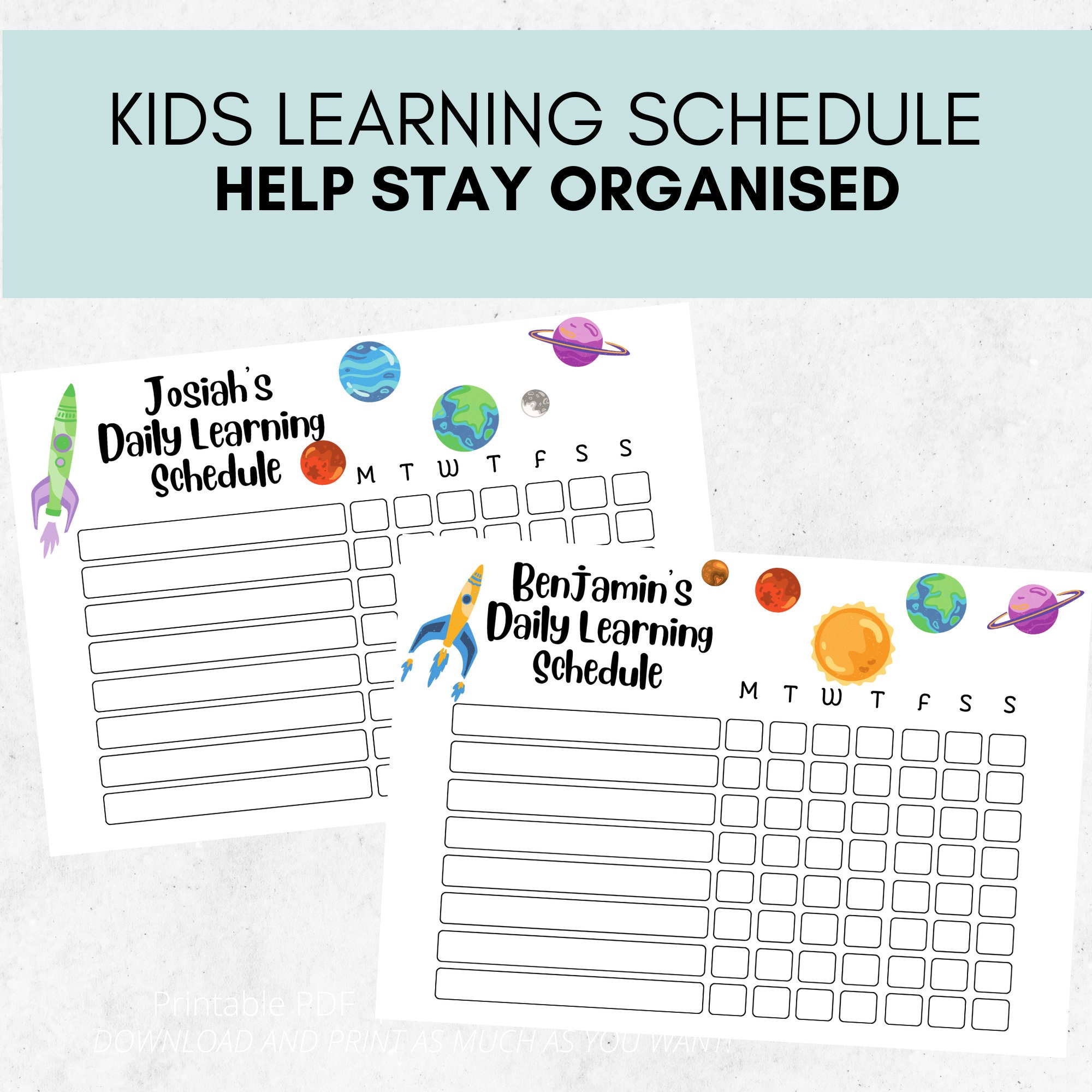 Daily Learning Schedule Printable Kids Reading Chart Daily Reading Home ...