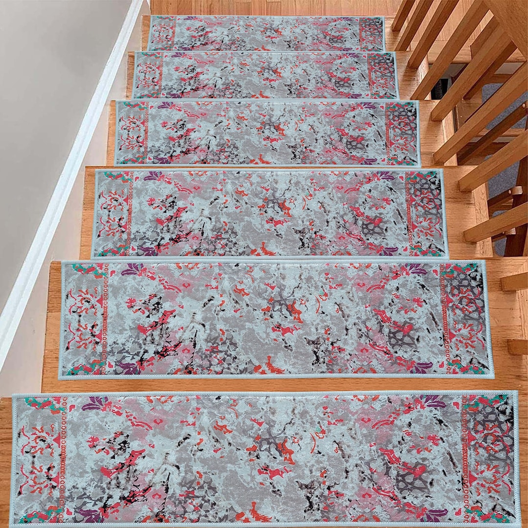 Historical Stair Carpet, Stair Treads Rug, Non-slip Carpet, Machine ...