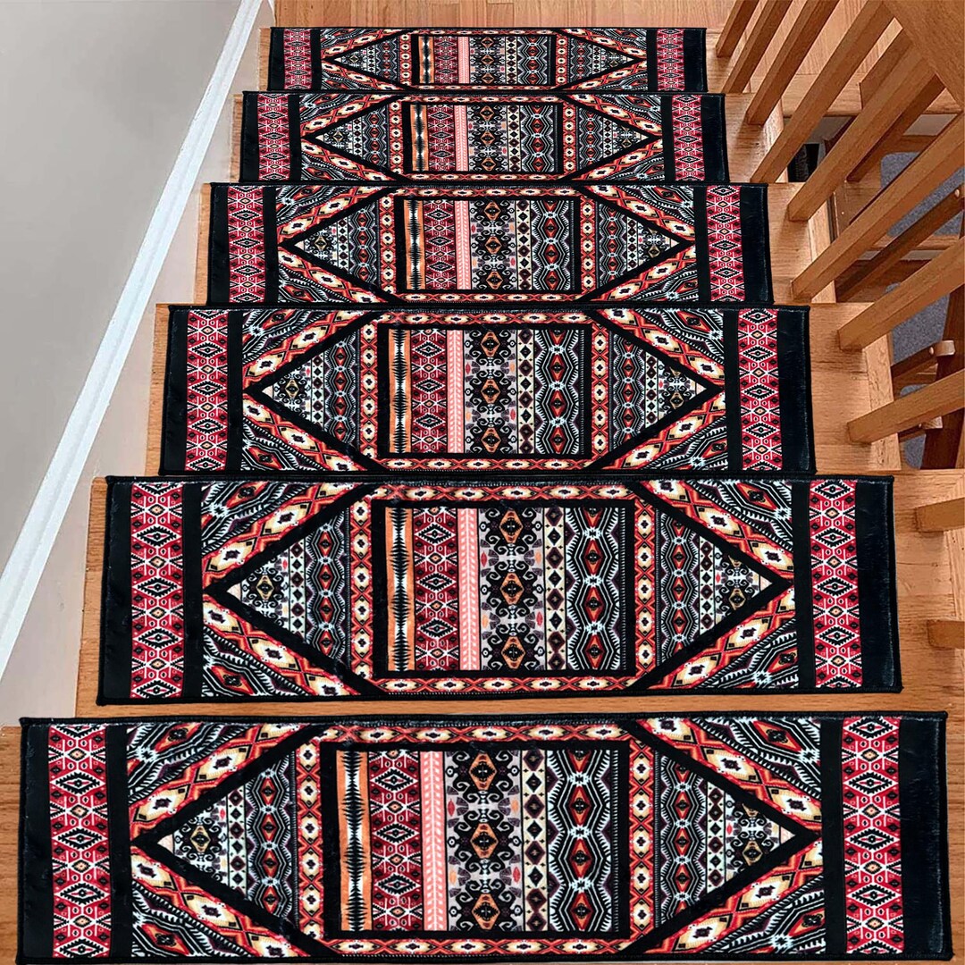 Mughal Stair Rug, Runner Rug, Stair Carpet Runner, Stair Treads Non ...