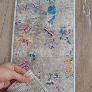 Hellenic Stair Carpet, Non-slip Backing Rug, Machine Washable Carpet, Easy to Clean, Step Rug ...