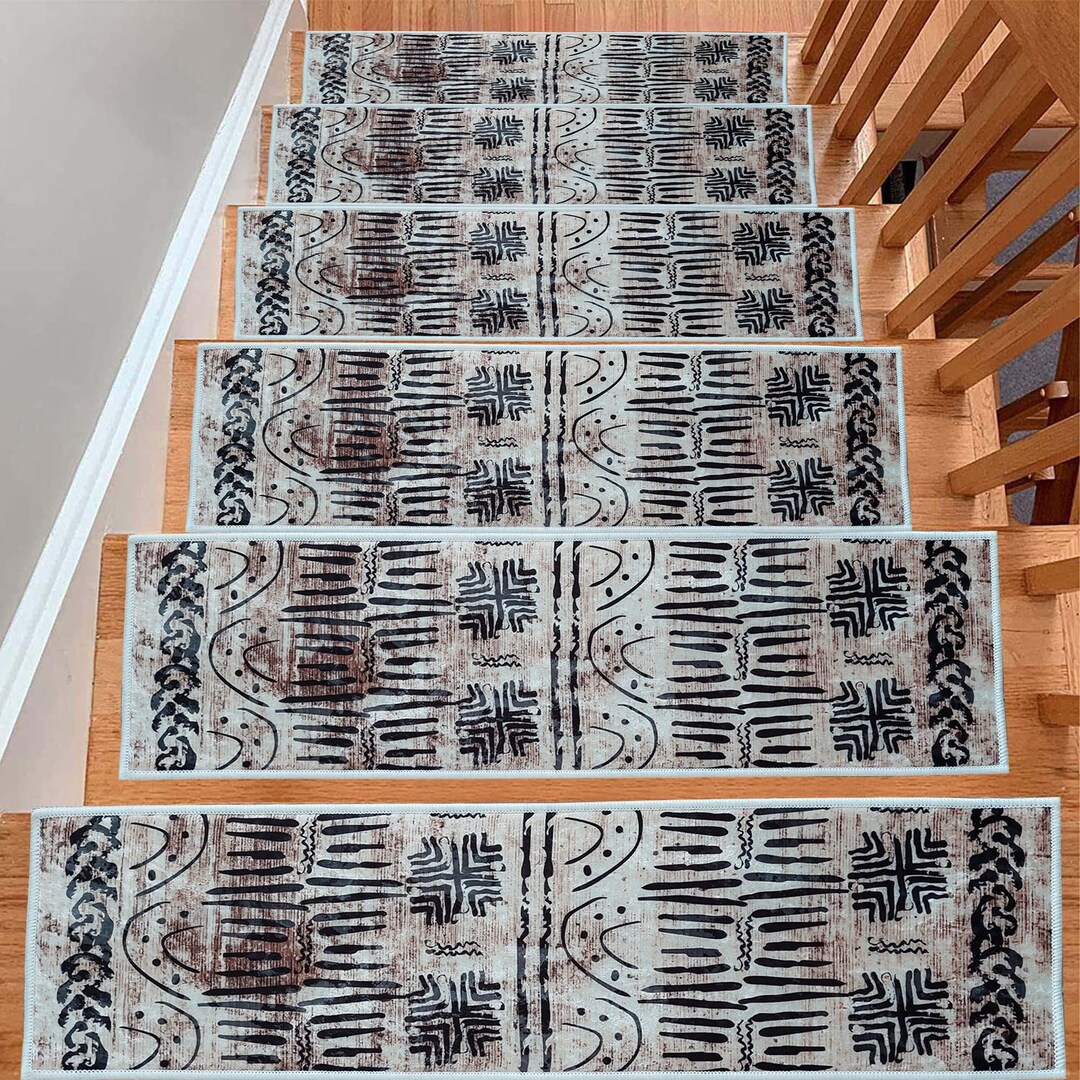 Anthropologie Design Stair Rug, Machine Washable Rug, Stair Carpet ...