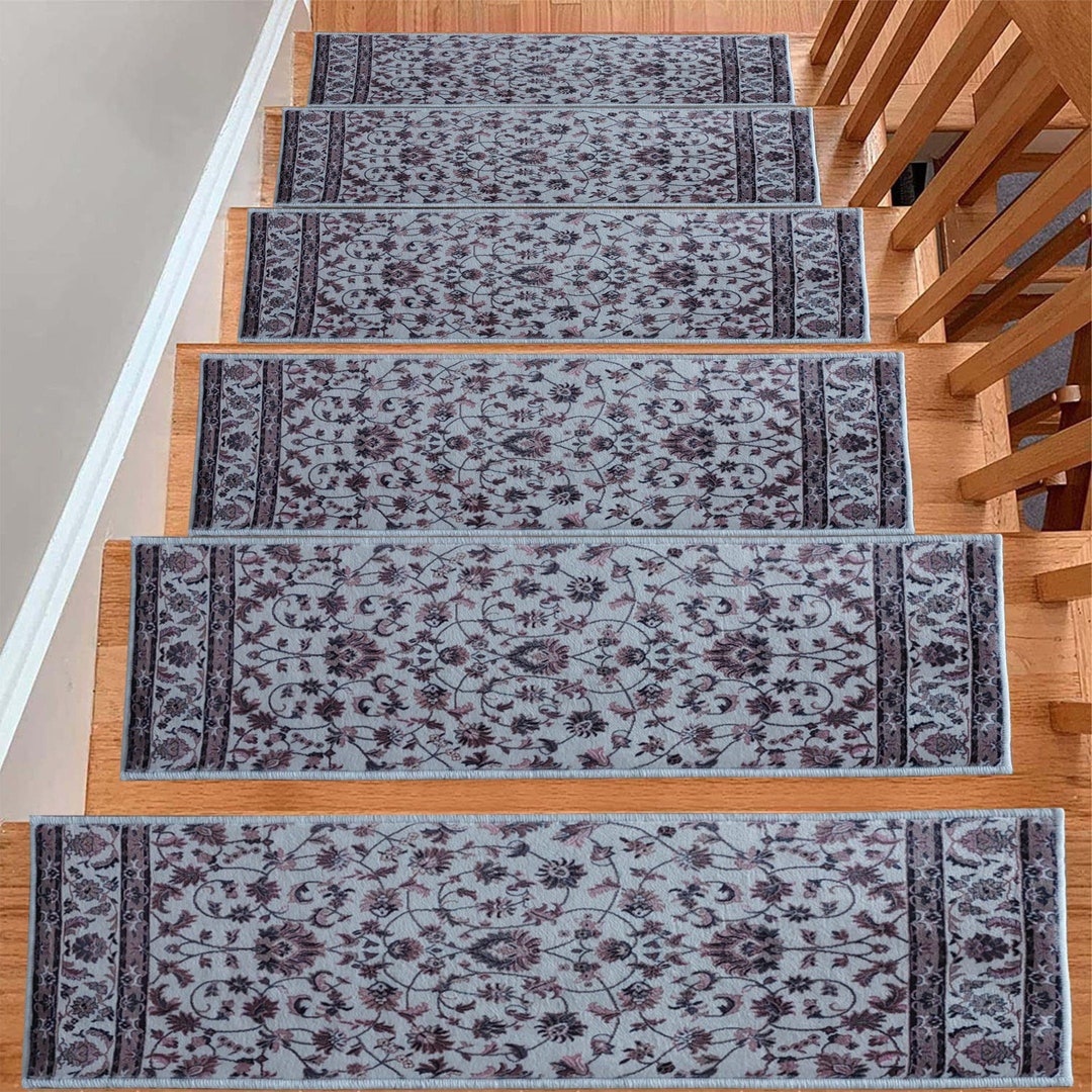 Wildflower Stair Carpet, Stair Treads Rug, Stair Treads, Stair Runner ...