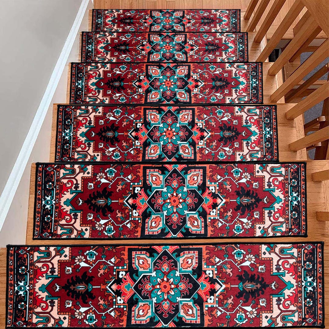 Samarkand Stair Tread Rug, Stair Runner, Stair Treads Non Slip ...