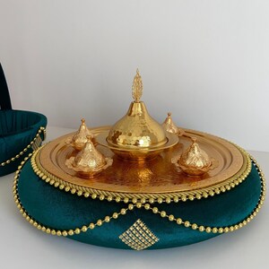 Henna Night Tray and Basket Set – Traditional Bachelorette Accessory ...