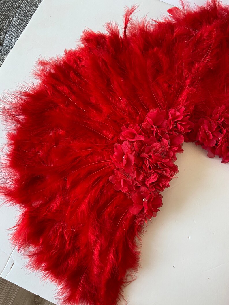 Red Wedding Hand Fans: Personalized Party Favors - Etsy