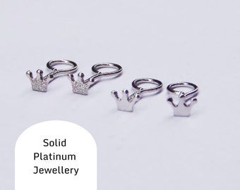 Beautiful Platinum Earrings With Diamonds for Women JL PT E ST - Etsy