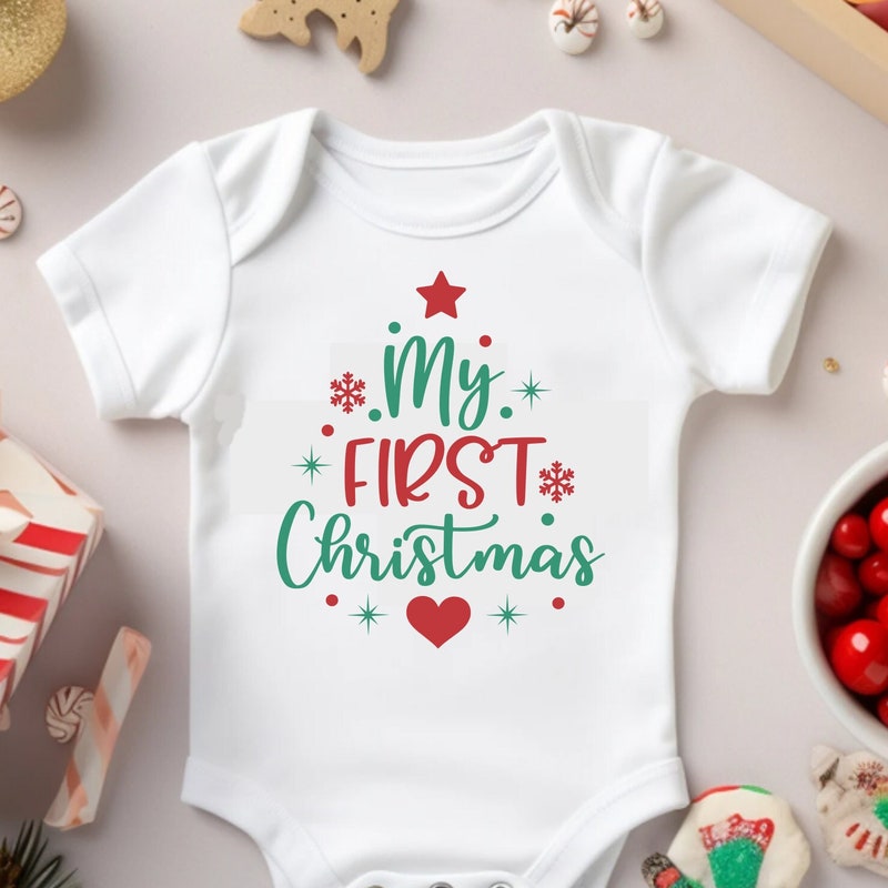 Baby First Christmas Jpeg - Etsy