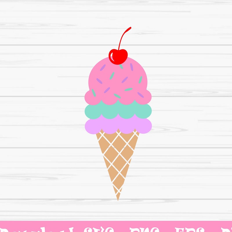 Ice Cream Svg - Etsy