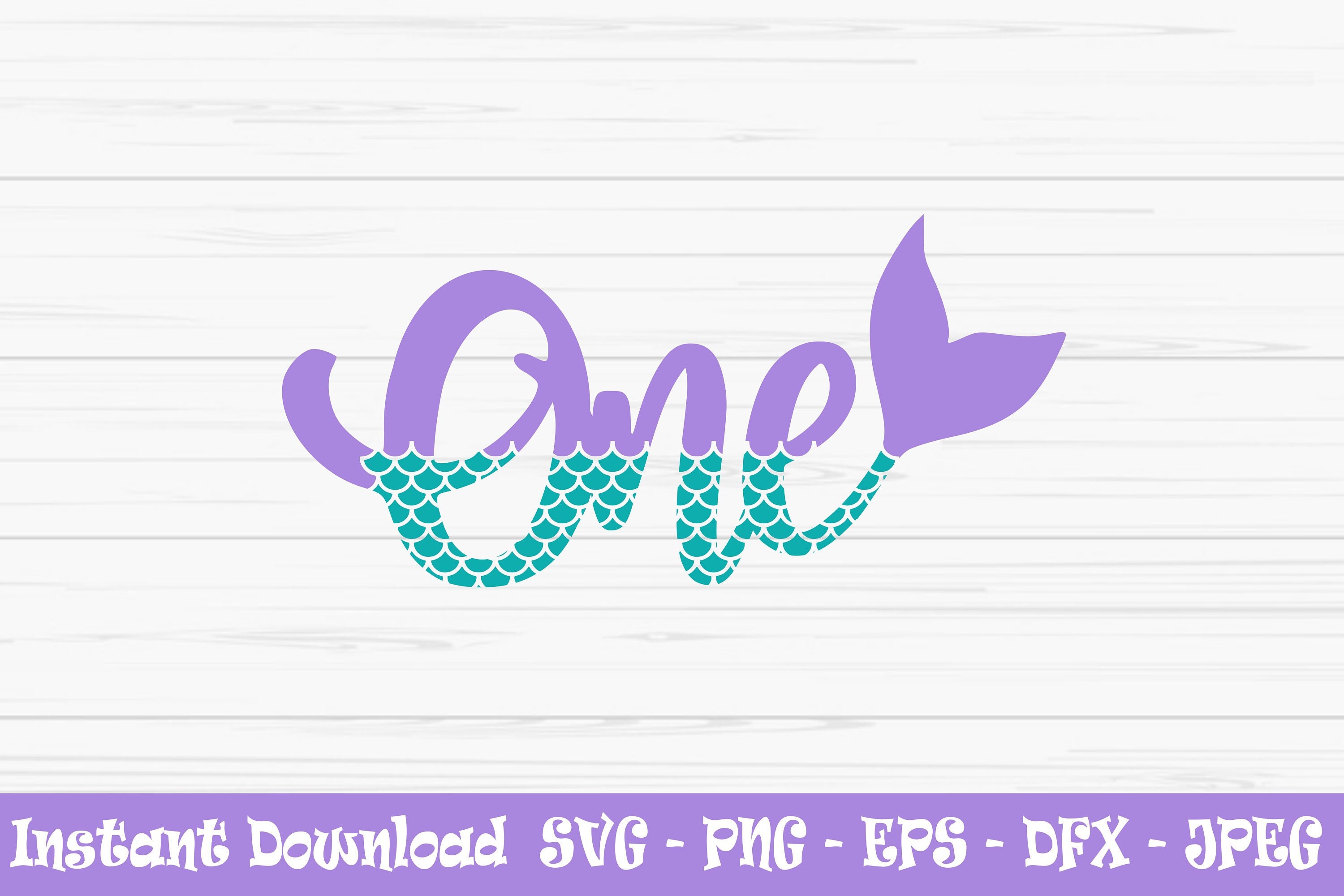 One Svg Summer Svg Mermaid Svg First Birthday Svg Baby - Etsy