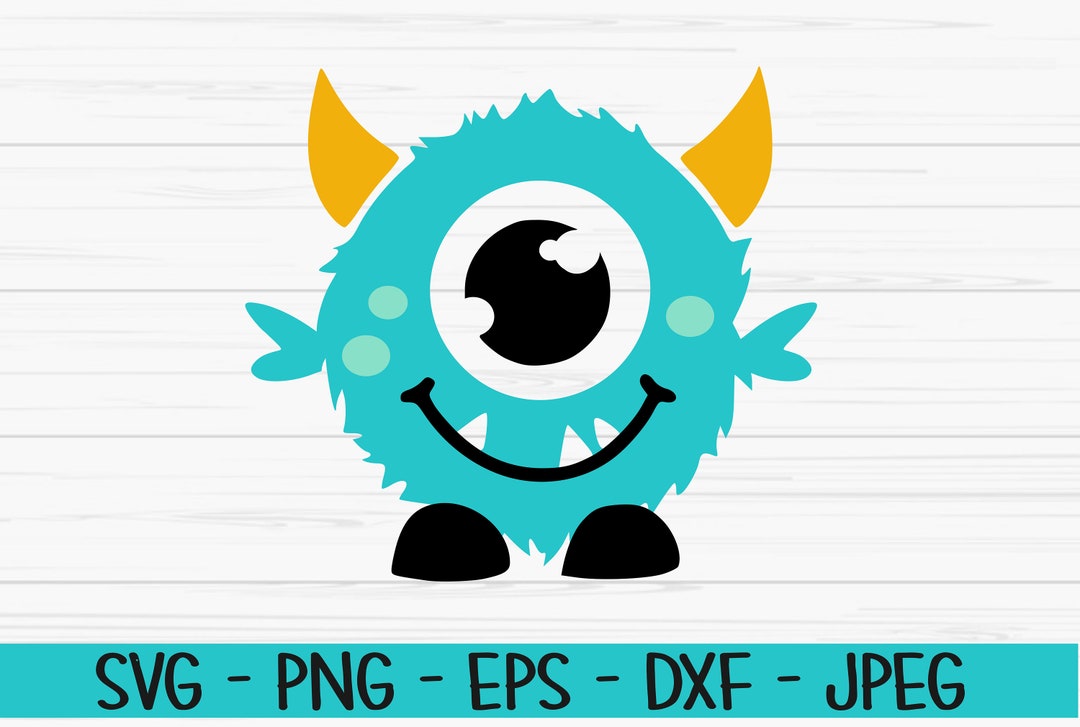 Cute Monster Boy Svg, Halloween Svg, Baby Kids Svg, Dxf, Png, Eps, Cut ...