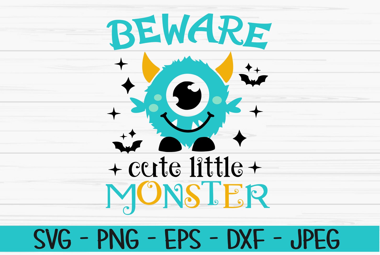 Beware Cute Little Monster Svg, Halloween Svg, Baby Kids Svg, Dxf, Png ...