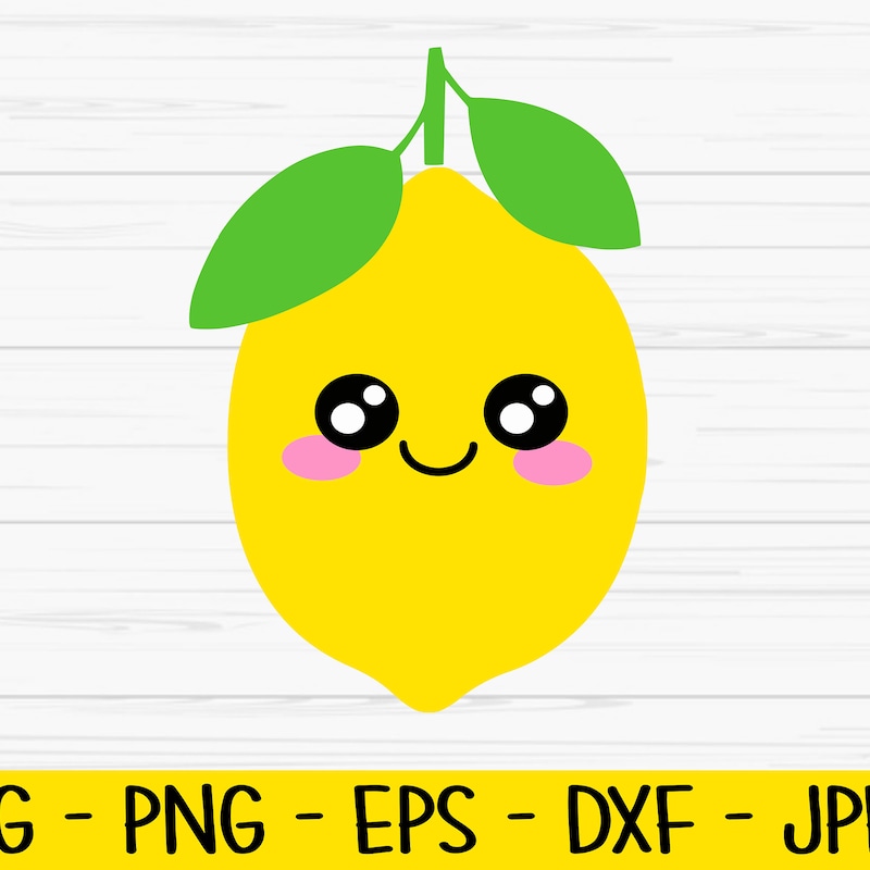 Lemon Svg - Etsy