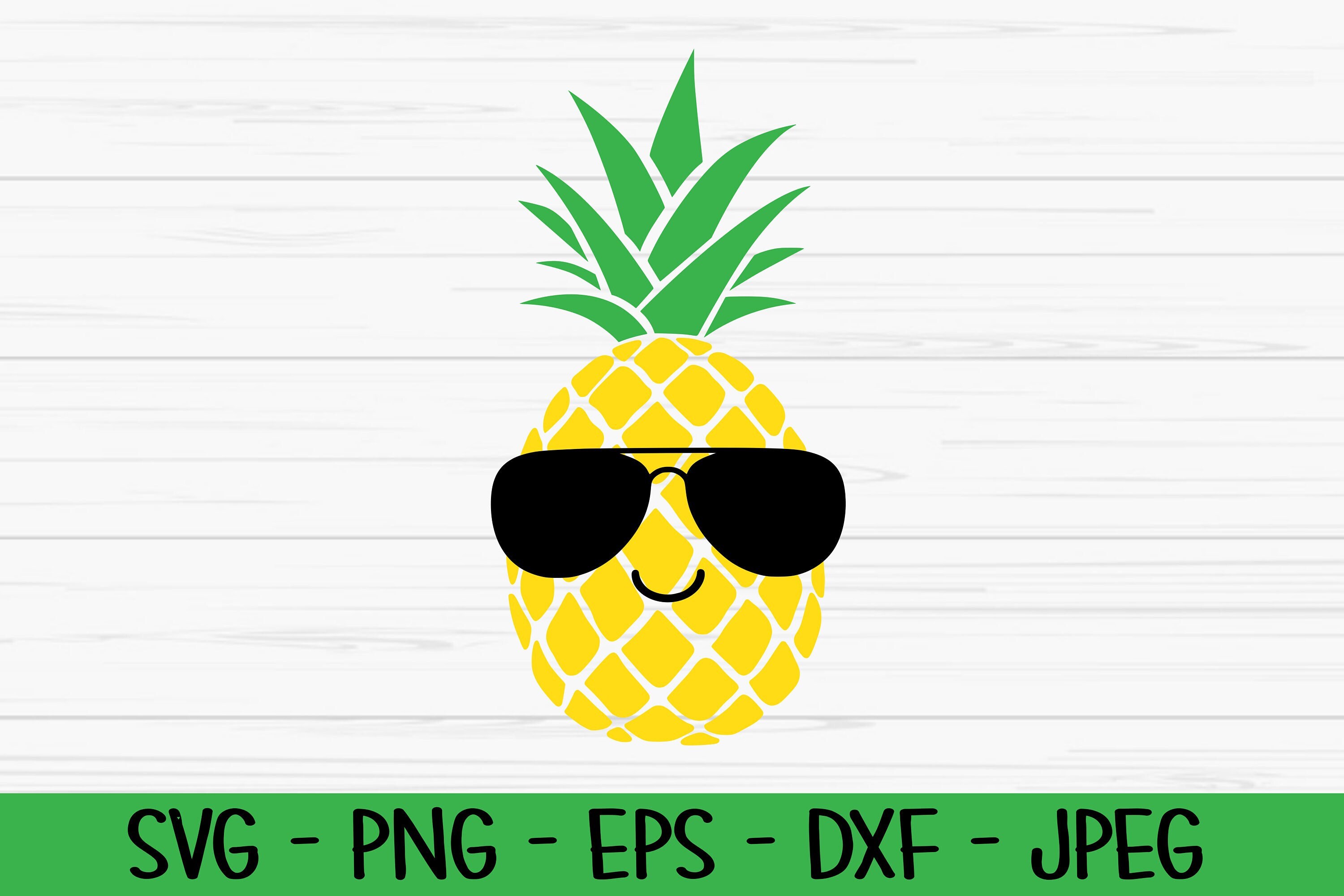 Piña linda cara svg verano svg piña svg bebés svg Dxf - Etsy México