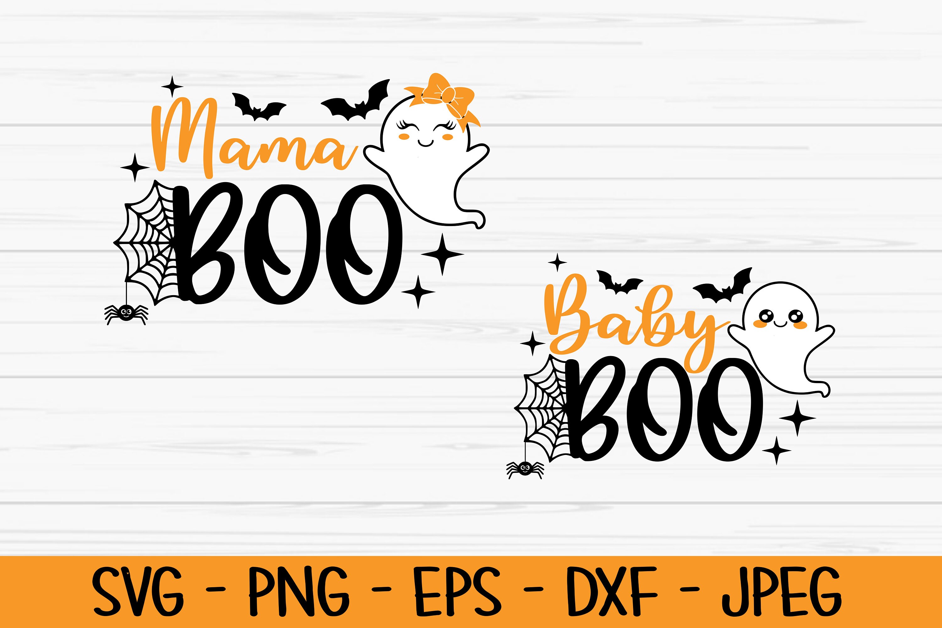 Mama Boo Svg Halloween Svg Boo Bundle Svg Baby Boo Svg - Etsy