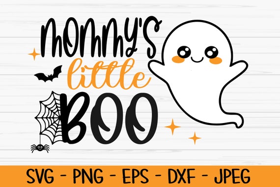 Mommys Little Boo Svg Halloween Svg Baby Kids Svg Ghost - Etsy