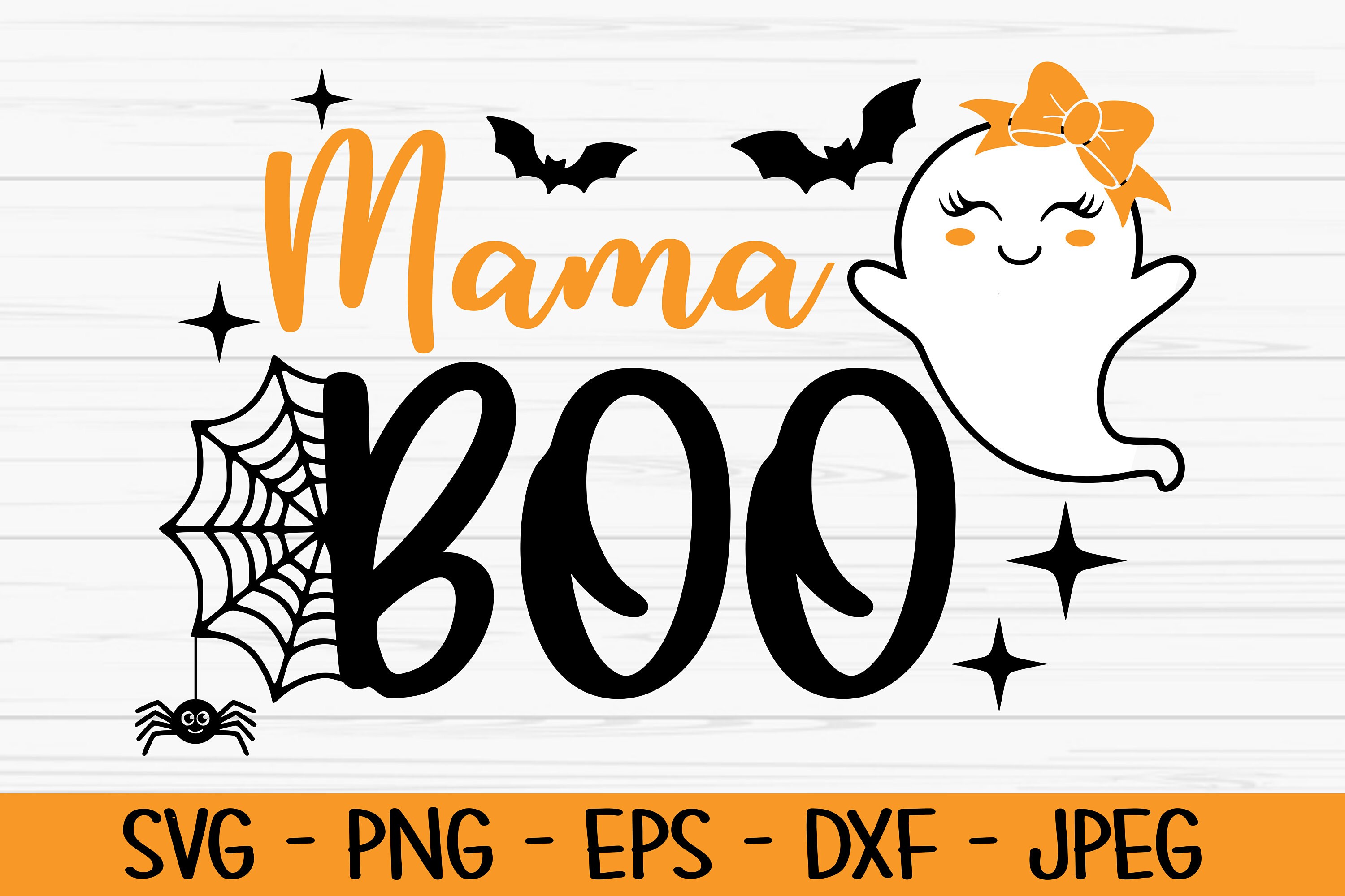 Mama Boo Svg Halloween Svg Ghost Svg Mom Svg Dxf Png - Etsy