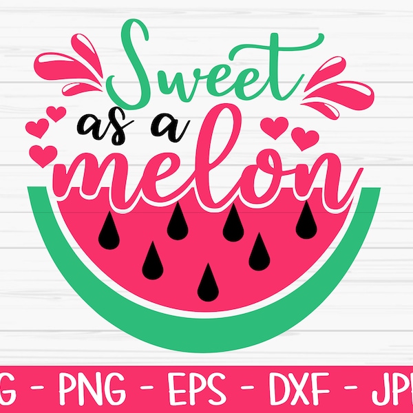 Watermelon Svg - Etsy