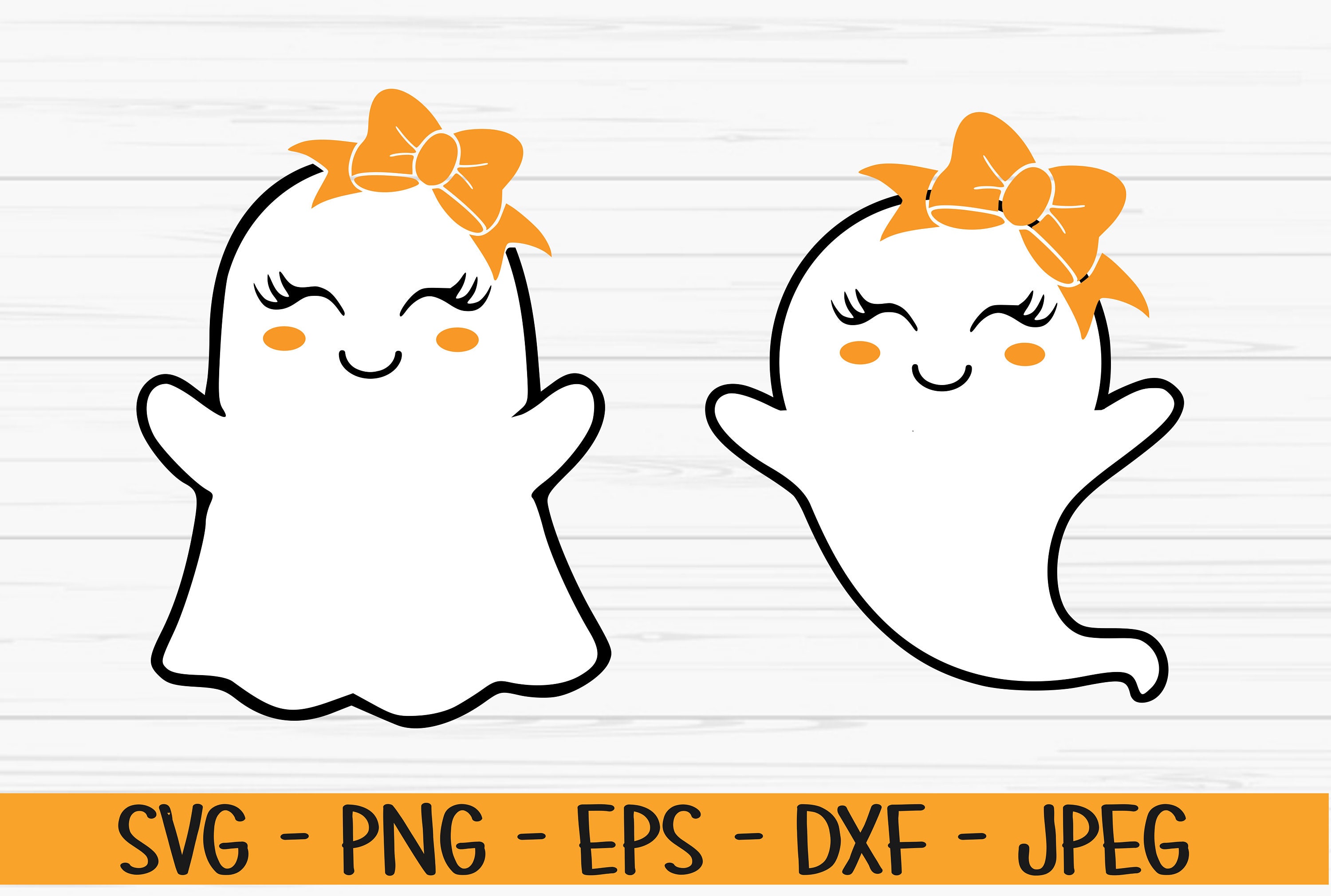 Girl Ghost Svg, Halloween Svg, Girl Boo Svg, Baby Kids Svg, Dxf, Png ...