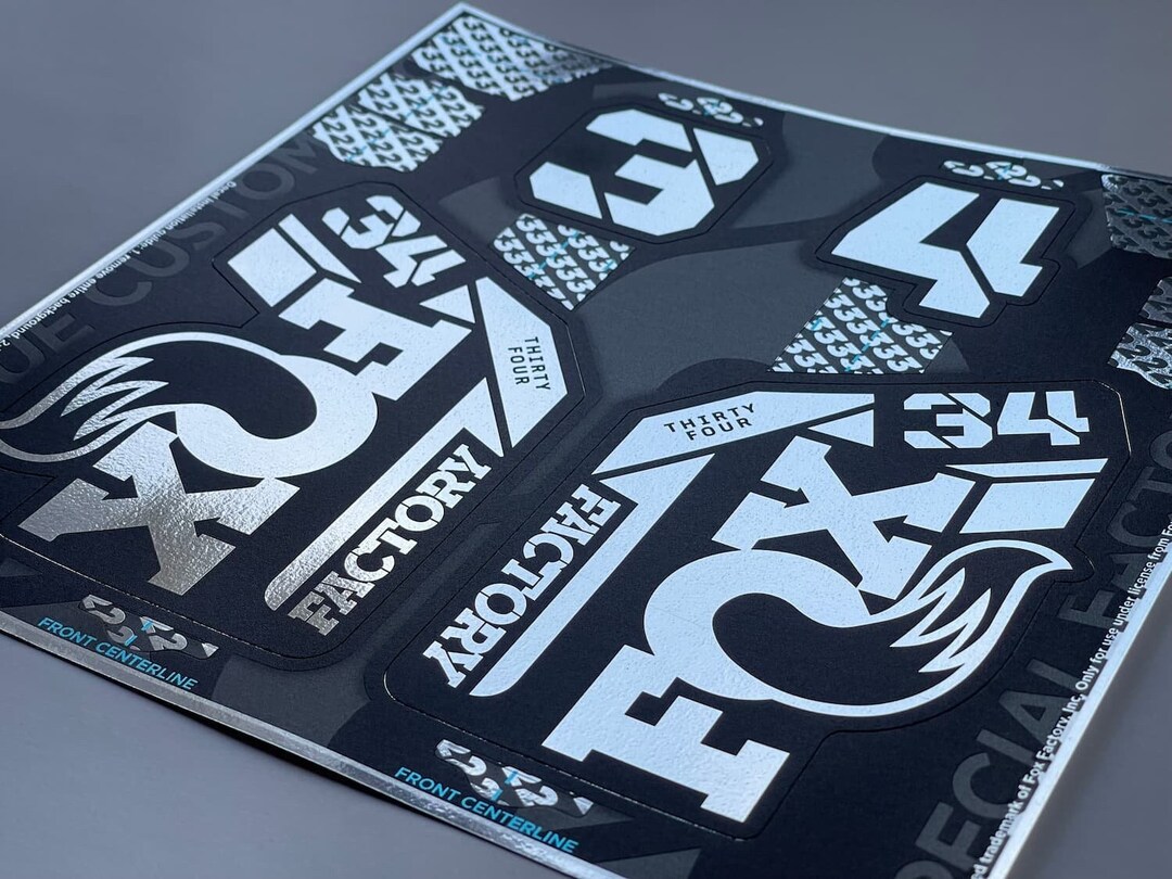 Fox 34 Decal Sticker FREE Damper Stickers 2023 Factory - Etsy