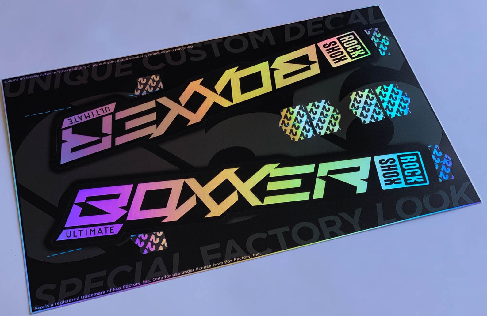 Rockshox Boxxer Decal Sticker FREE Damper Stickers 2020 - Etsy