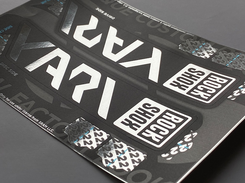 Rock Shox YARI Decal Sticker FREE Damper Stickers Ultimate - Etsy