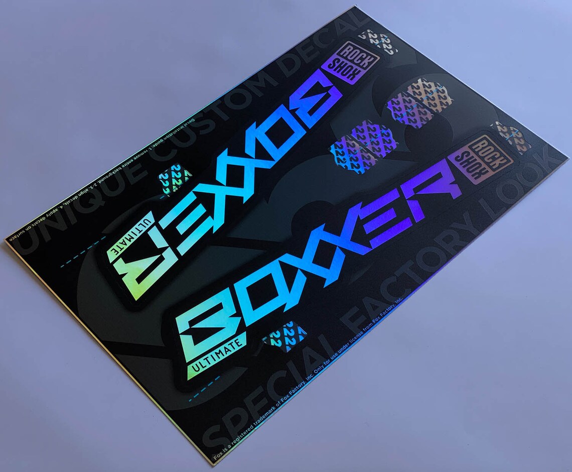 Rockshox Boxxer Decal Sticker FREE Damper Stickers 2020 - Etsy