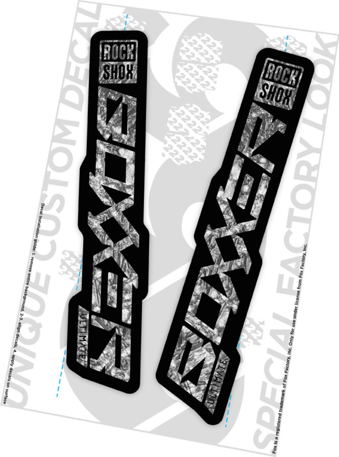 Rockshox Boxxer Decal Sticker FREE Damper Stickers 2020 - Etsy