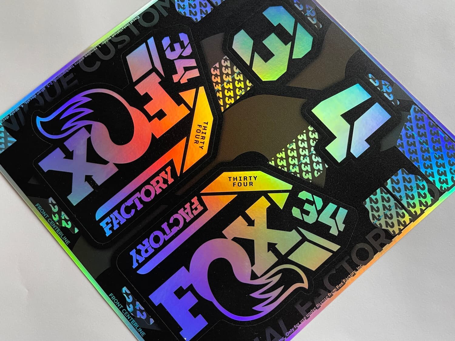 Fox 34 Decal Sticker FREE Damper Stickers 2023 Factory - Etsy