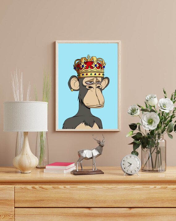 BAYC NFT Art Nft Print NFT Poster Ethereum Art Cypto Art - Etsy