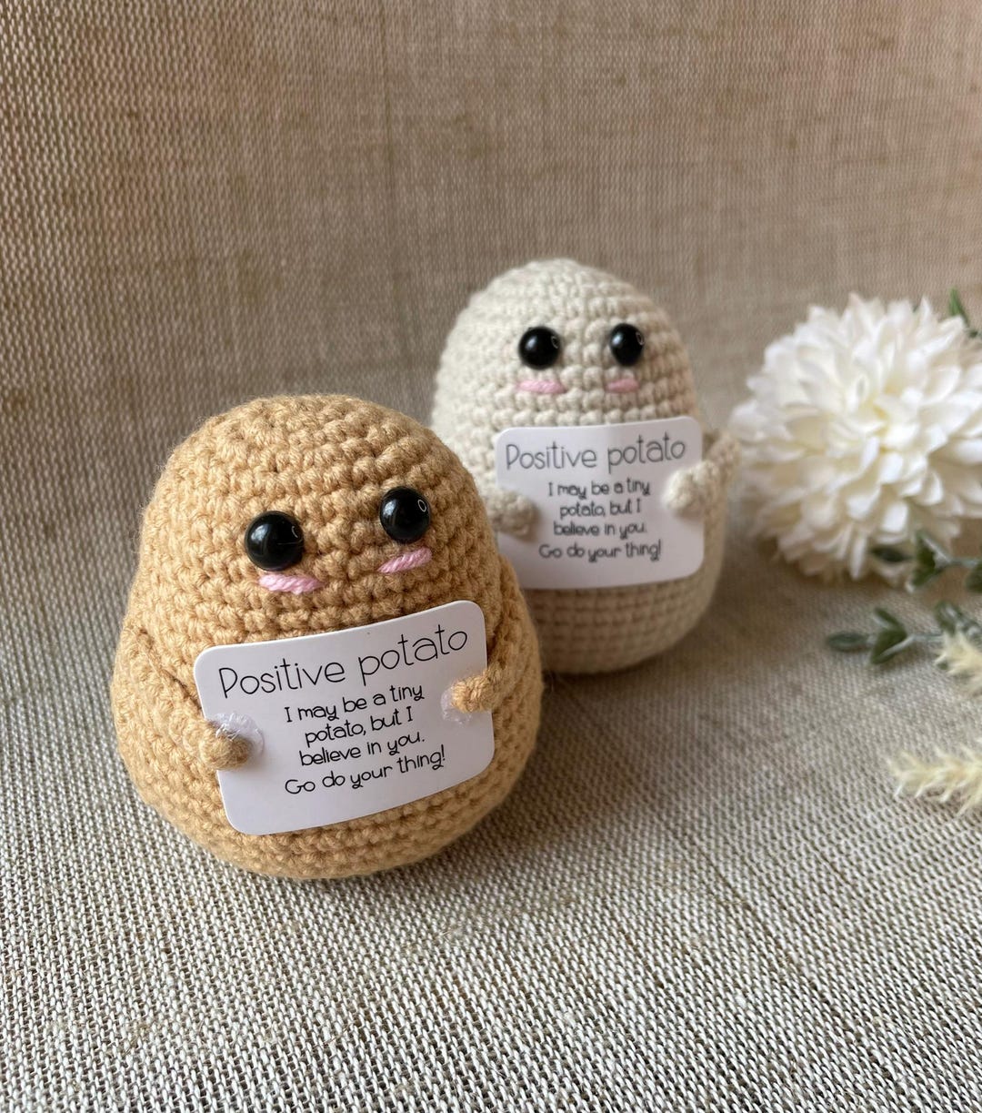 Positive Potato - Happy Potato - Your Lucky Charm for a Good Mood ...
