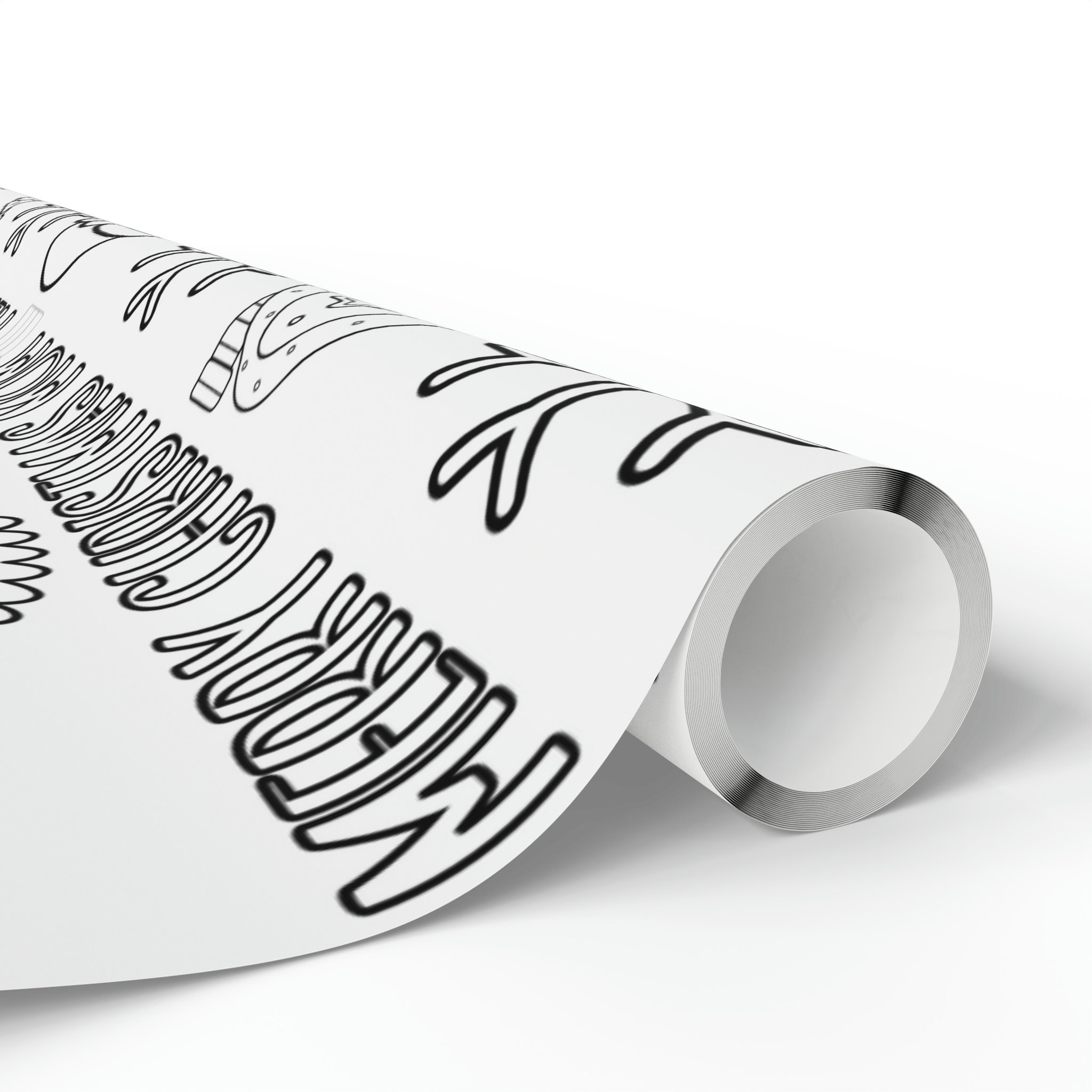 Mom Wrapping Paper Color Your Own Paper Kids Christmas - Etsy